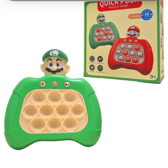 Toys | Super Mario And Luigi Pop Push Game Controller Fidget Toy ...